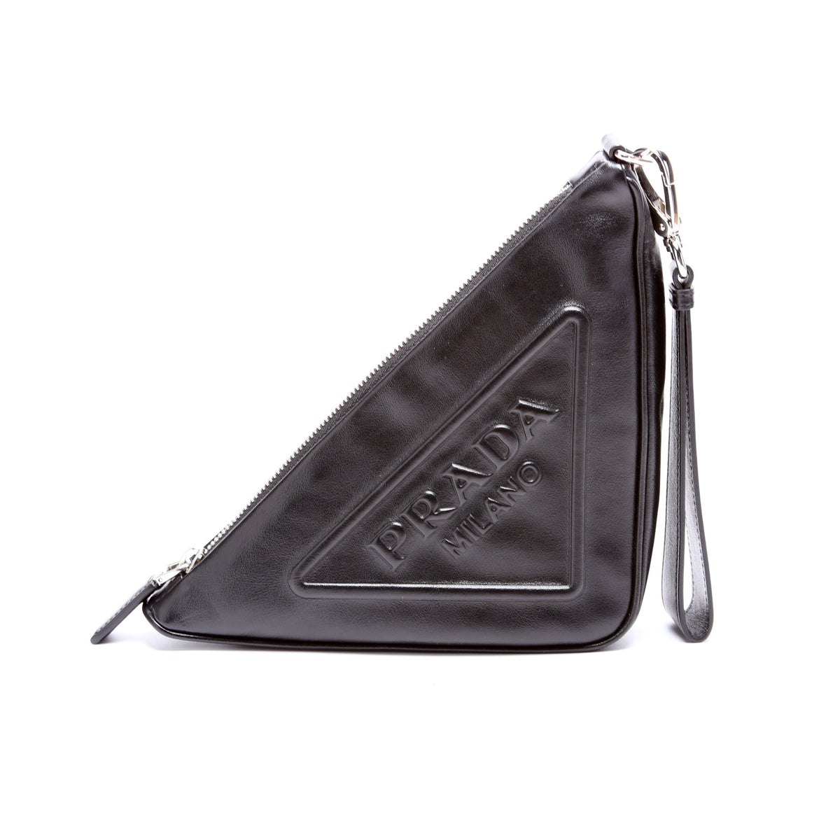 1NE039 Calfskin Triangle Pouch