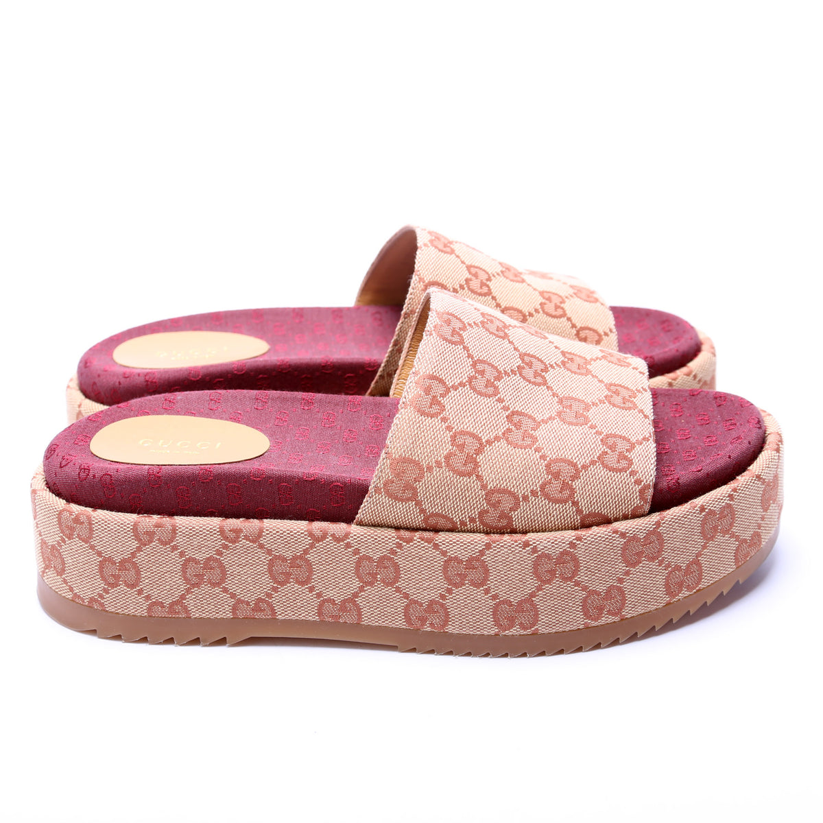 GG Platform Sandals Size 39