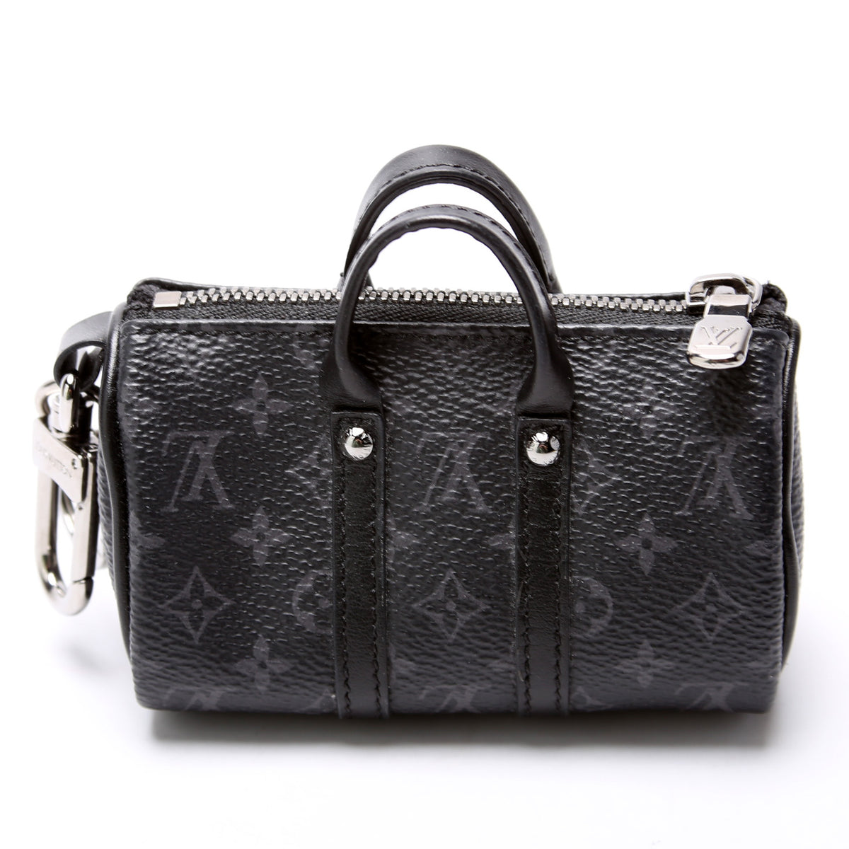Mini Keepall Bag Charm Monogram Eclipse