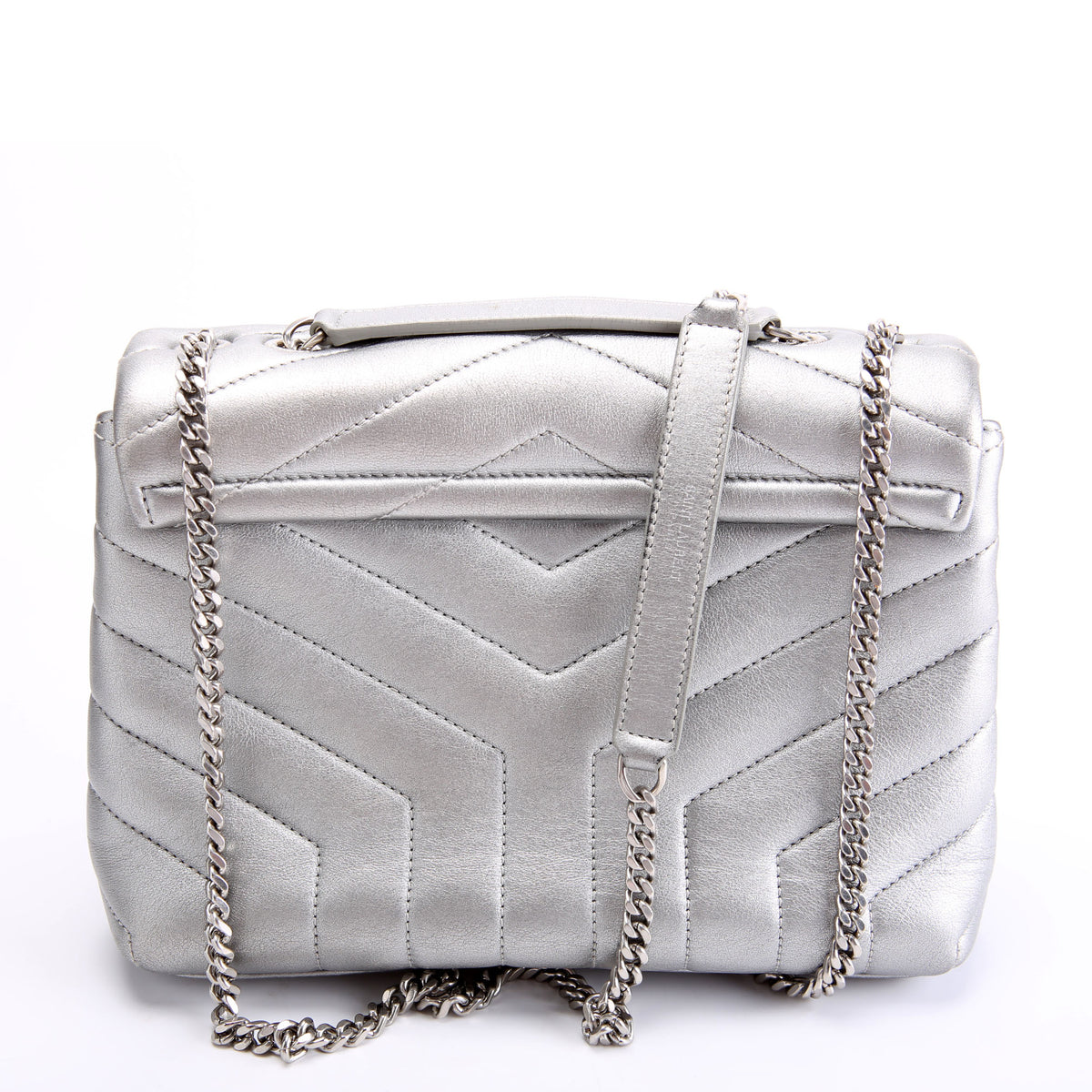 Loulou Satchell Small 494699 Silver