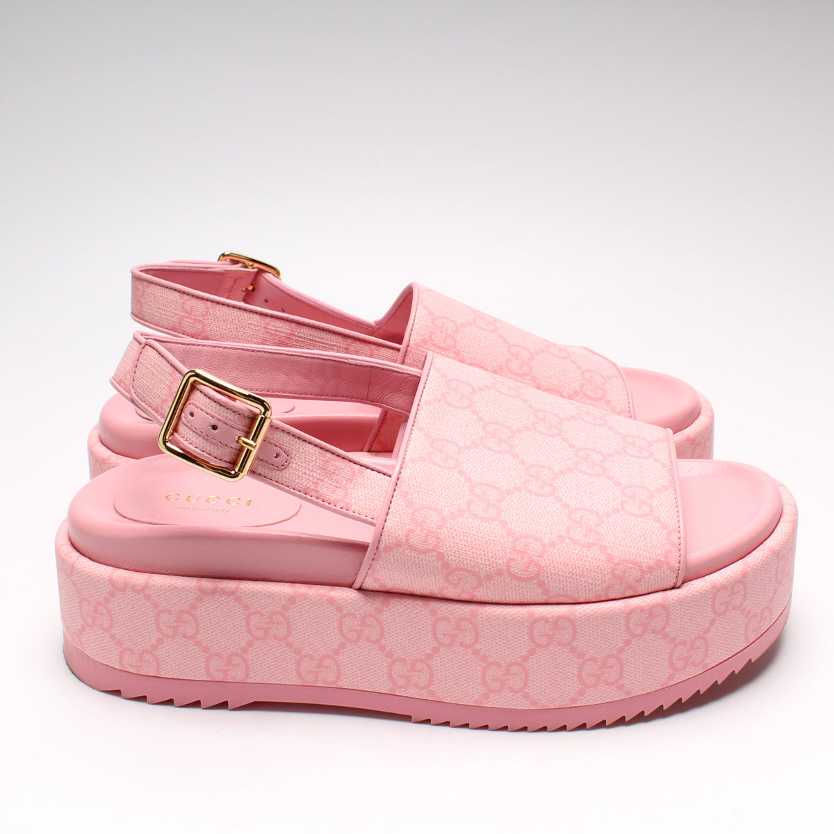 GG Supreme Platform Sandals Size 37.5