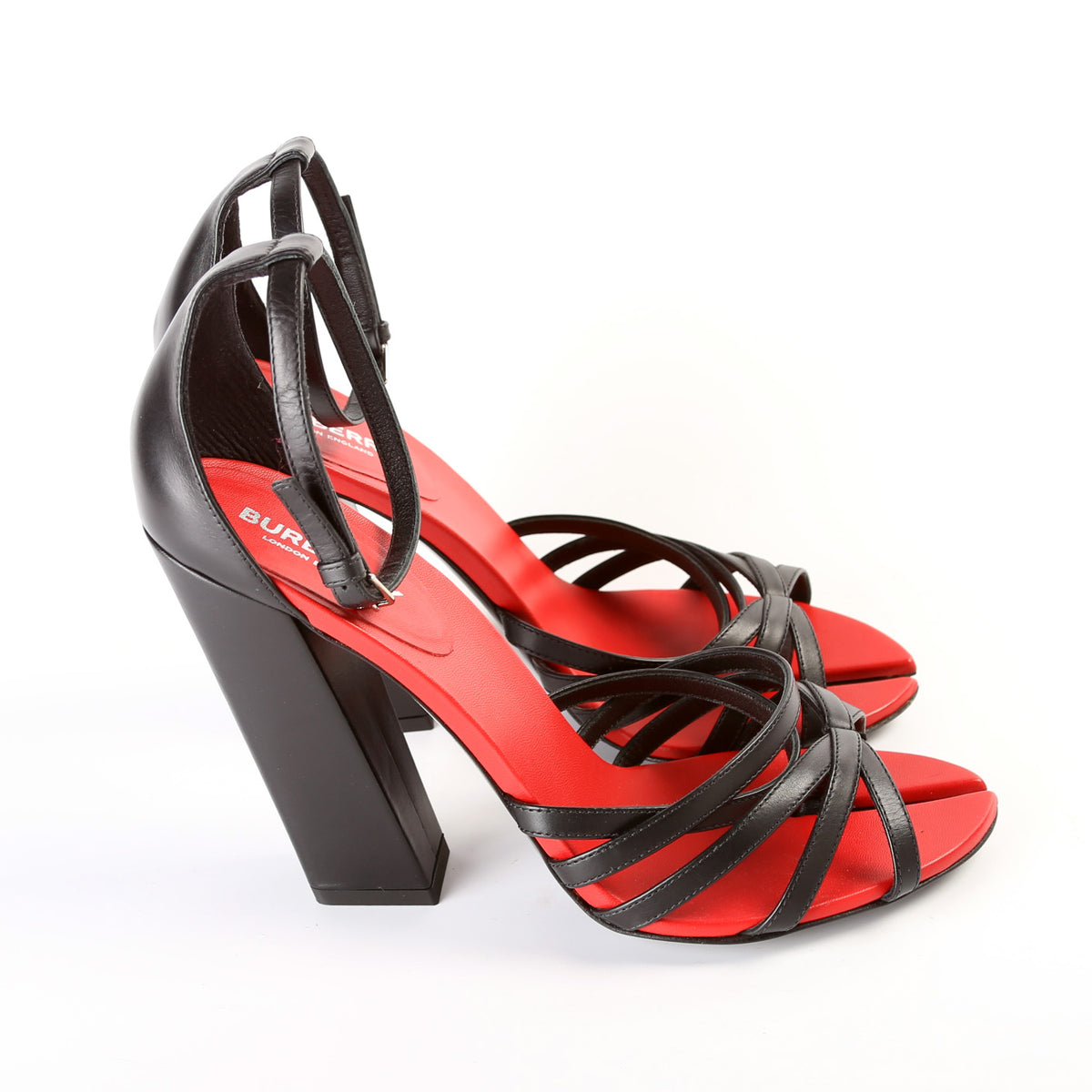 Hove Split Toe Sandal Heels Size 40