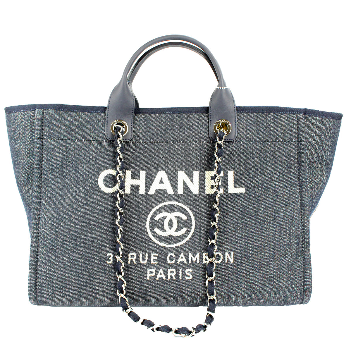 Chanel Denim Deauville Large Tote