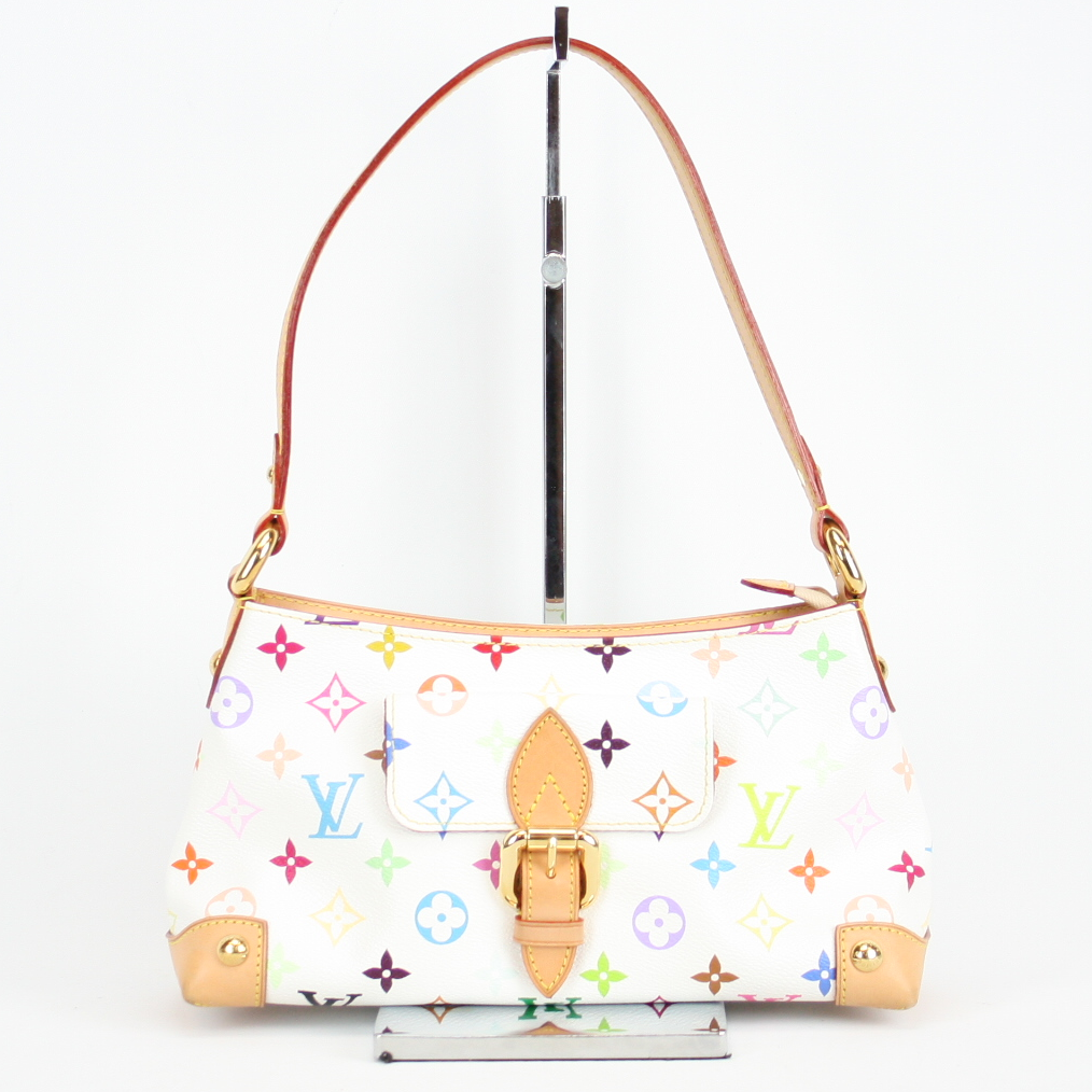 Eliza Monogram White Multicolor